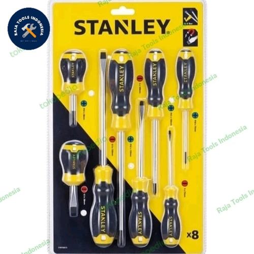 Jual Stanley Cushion Grip Screwdriver Set/Obeng Set (8 pcs) STMT66673 ...