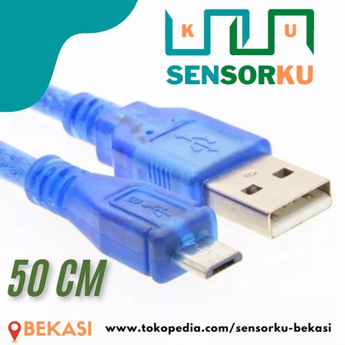 Jual Kabel Data Micro USB Arduino Micro USB ESP32 ESP8266 50CM 50 CM ...