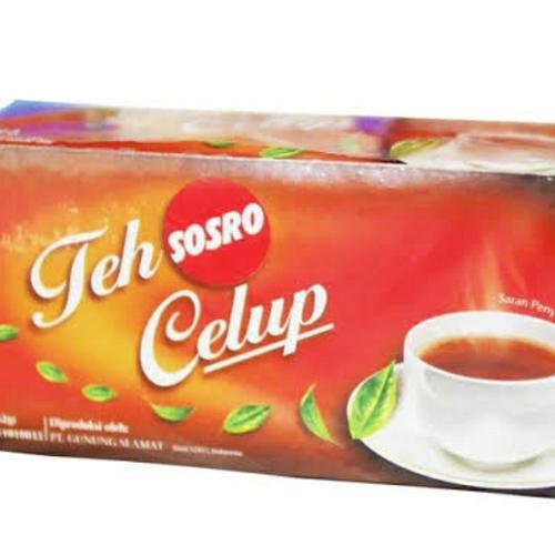 Jual SOSRO TEH CELUP [4 Teabags x 10 Sachet] & Kotak 25 Teabag - Kotak ...