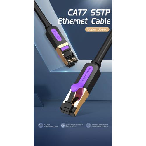 Jual Kabel LAN Cat7 FTP Flat RJ45 Ethernet Network Patch Vention - ICA ...