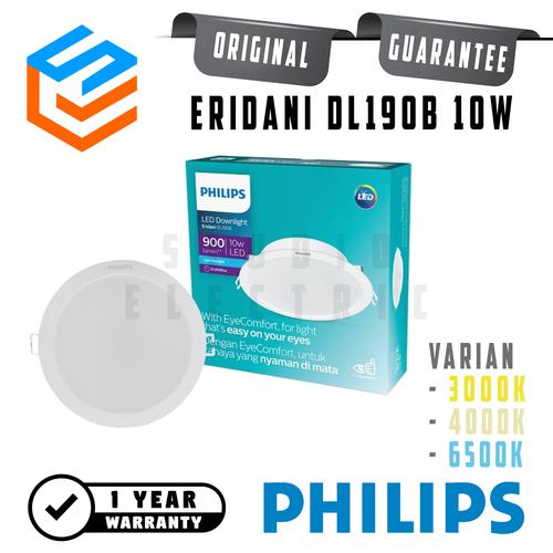 Jual Philips Eridani Lampu LED Downlight DL190B 10 Watt Bulat D125 ...