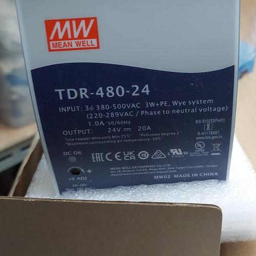 Jual Meanwell TDR-480-48 Power Supply 3Phase 48V 10A - Jakarta Barat ...
