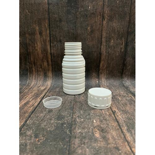 Jual Botol PS 250ml White / Botol Kimia Plastik PET 250 ml Putih - Tutup Segel dan Plug - Kota ...