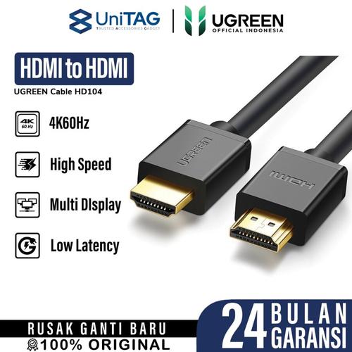 Promo Cable HDMI to HDMI 1.4 UGREEN 4K 60Hz 3D Ethernet Kabel High ...