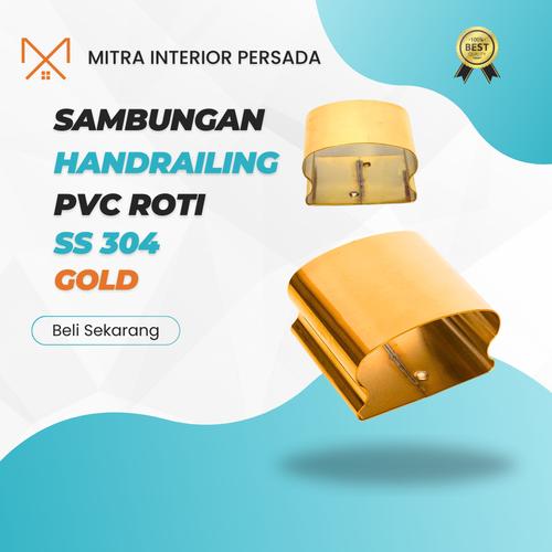 Jual KONEKTOR LURUS SAMBUNGAN GOLD HANDRAIL PVC HANDRAILING EMAS ...