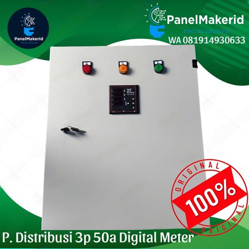 Jual panel pembagi 3phase 50a panel distribusi panel mdp - plat 0,8mm ...