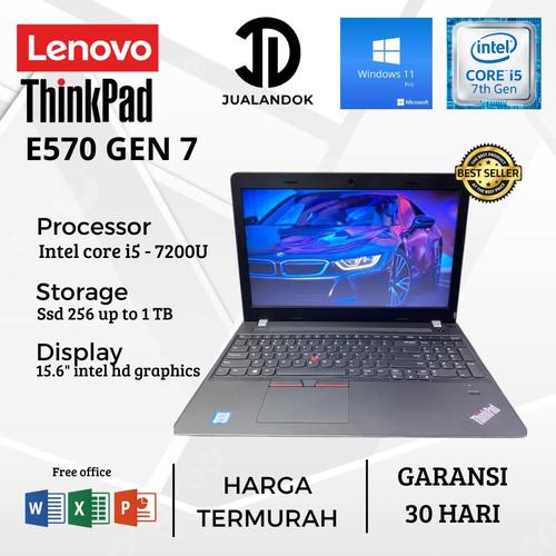 Jual Laptop Lenovo ThinkPad E570 Core i5 Gen 7 - RAM 16GB - SSD 1TB ...