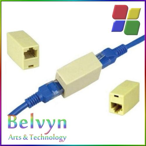 Jual Adapter Konektor RJ45 Barrel Network Changer LAN Extension ...