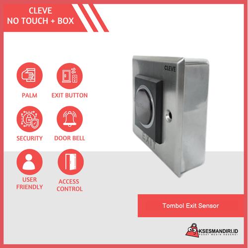 Jual No Touch Push Button + Box Touchless Tombol Exit Untuk Akses Pintu ...