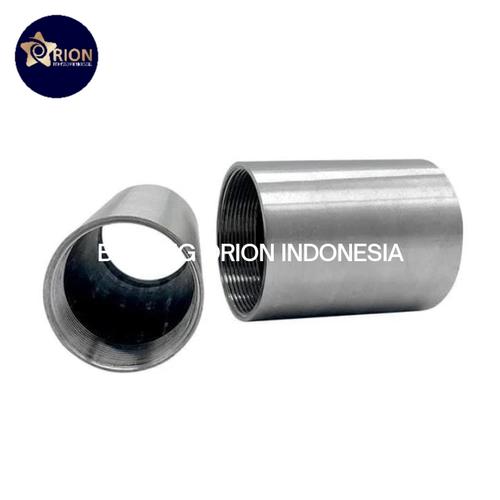 Jual socket / full coupling stainless steel SS304 drat BSPT - 4 ...