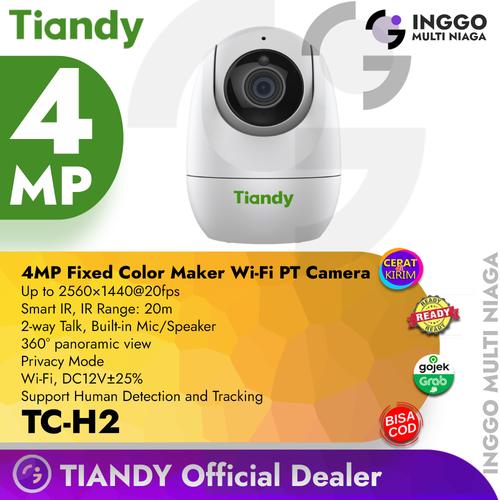 Jual Tiandy TC-H2 - 4MP IP Camera Color Night Hunter WiFi Wireless 360 ...