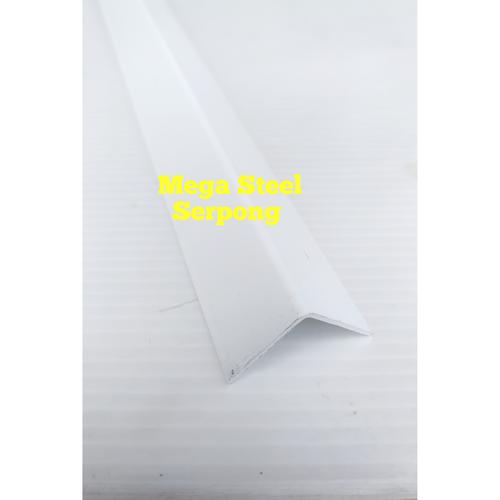 Jual List Siku Alumunium White Putih uk 2 cm x 2 cm, Panjang 150 cm ...