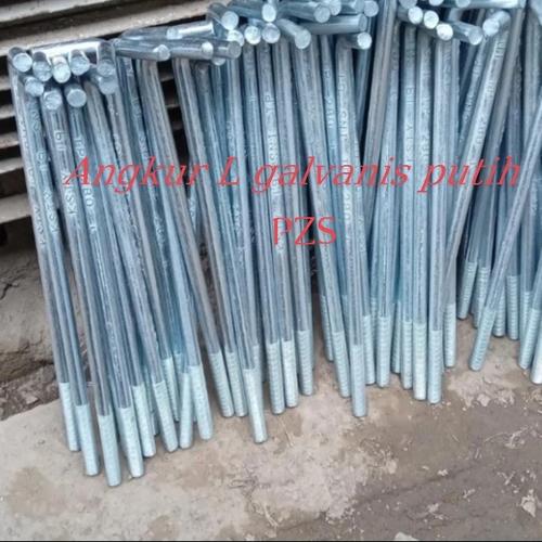 Jual angkur L beton ST37 galvanis putih M19 x 300mm x 100mm - Jakarta ...