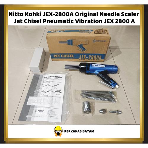 Jual Nitto Kohki JEX-2800A Original Needle Scaler Jet Chisel Pneumatic Vibration JEX 2800 A ...