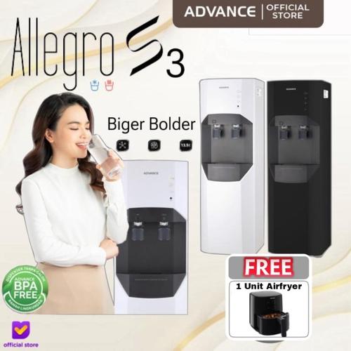 Jual DISPENSER ADVANCE ALLEGRO S3 WS8837 RO ADVANCE WATER PURIFIER ...