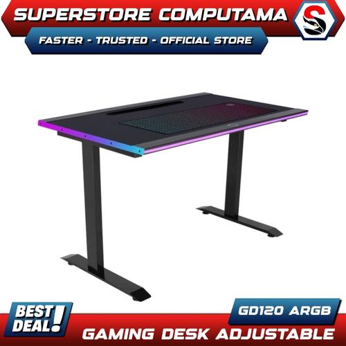 Promo Cooler Master GD120 ARGB Gaming Desk 30th Anniversary Edition ...