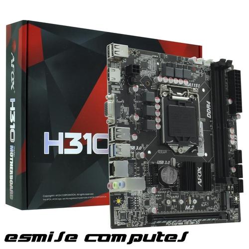 Jual AFOX IH310C-MA6-V4 Chipset Intel H310, Socket LGA1151, Dual ...