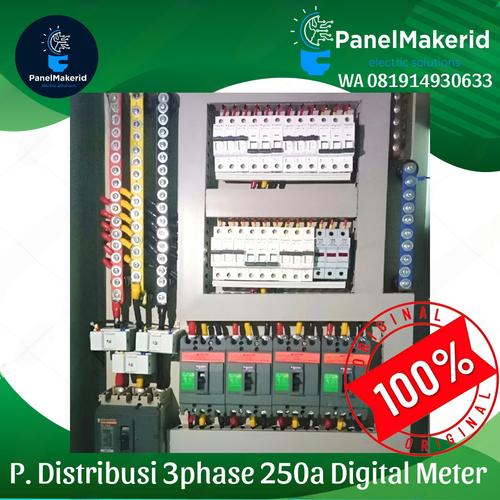 Jual panel distribusi 3phase 250a panel pembagi panel induk panel mdp ...