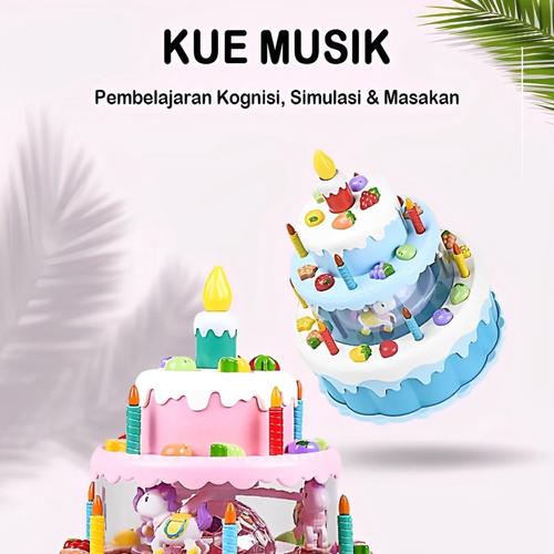 Jual Mainan Anak Seru / Electric Rotary Cake / Mainan Kue Ulang Tahun ...