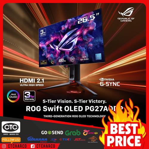 Promo Monitor Led ASUS ROG Swift OLED PG27AQDP 27" I 480 Hz I WOLED I ...