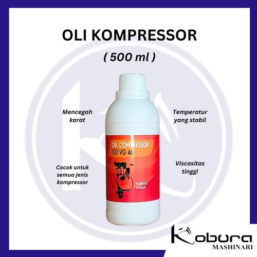 Jual Oli Kompresor Piston 500ml Untuk Semua Jenis Kompressor Angin ...