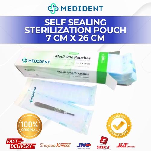 Jual Medi one pouches / Medipouch 7x26 CM / Sterilization Pouch ...