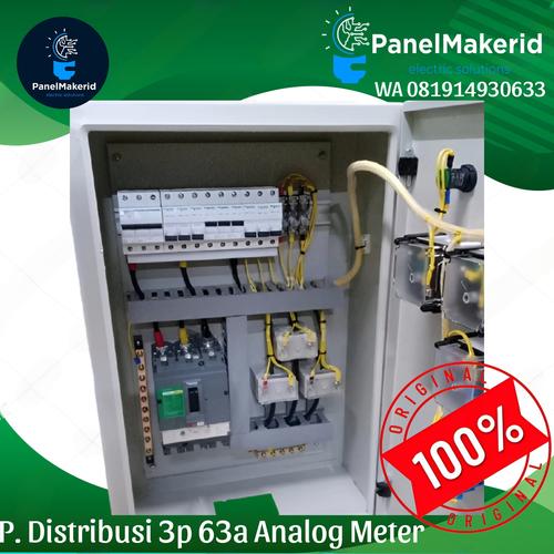 Jual panel distribusi 3phase 63a panel pembagi - plat 0,8mm - Kota ...