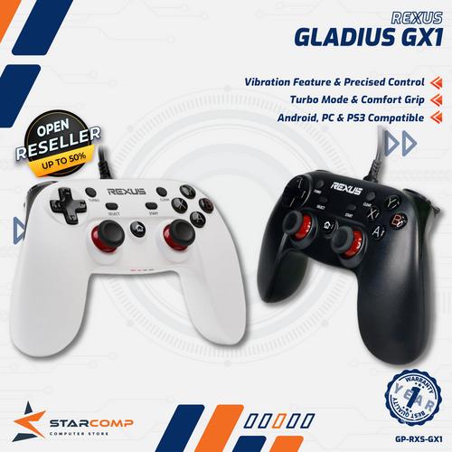 Jual Rexus GX1 Gladius Game Controller USB Kabel Gamepad PC Laptop ...