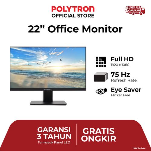 Promo Polytron Monitor 22 inch Full HD - PMD 22VF9930 Cicil 0% 3x - Kab ...