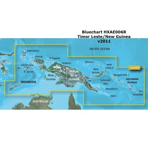 Jual Peta Laut Garmin Bluechart HXAE006R Timor Leste/New Guinea 2011 ...