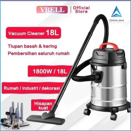 Jual CJ- VBELL Vacuum Cleaner 18L 3in1 Vakum/Air Hisap/Blower Sedot Debu Basah Kering Vacum ...