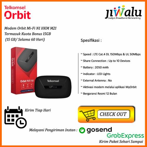 Promo Modem Orbit Mifi N1 HKM-M21 Modem Wifi 4G High Speed Bonus Data ...