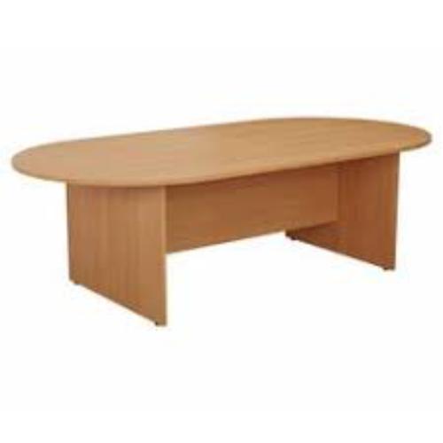 Jual Meja Meeting Oval Conference Table 240cm x 100cm Top Warna Beach ...