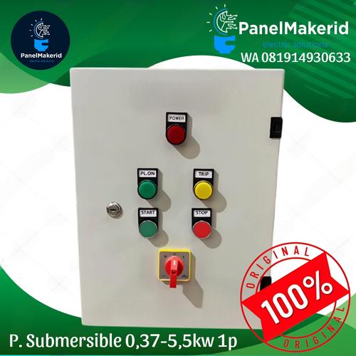 Jual panel pompa submersible 1phase otomatis sumur dan radar - plat 1 ...