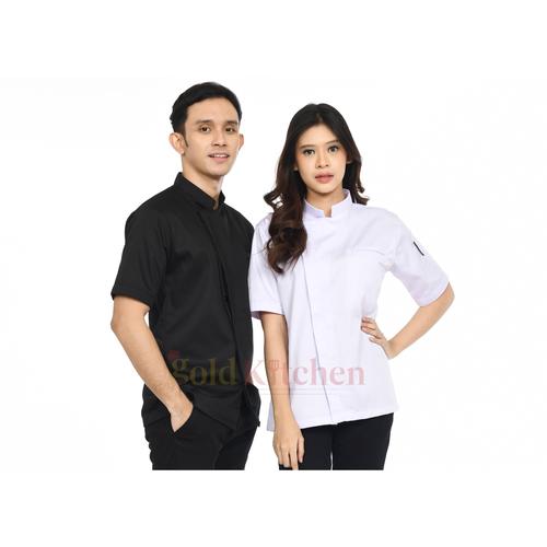 Promo Baju Chef Baju Koki Chef Jacket Pria Wanita Lengan Pendek Model Korean Series B - Full ...