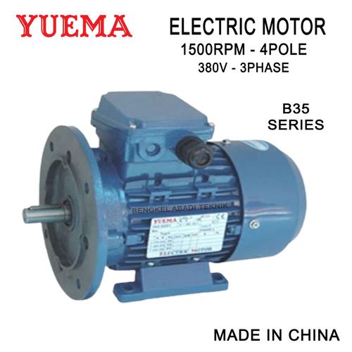 Jual ELECTRIC MOTOR YUEMA SA 1.5KW 2HP 1500RPM 3PHASE B35 - Jakarta Barat - Bengkel Abadi ...