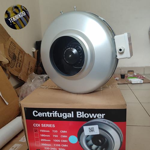 Jual Centrifugal blower duct iline fan 6"Inch CI- CD 1150 blower hisap ...