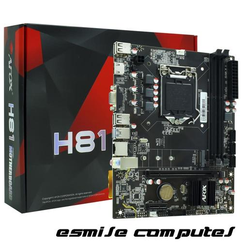 Jual AFOX IH81-MA5-V4 Chipset Intel H81, Socket LGA1150, DDR3 ...