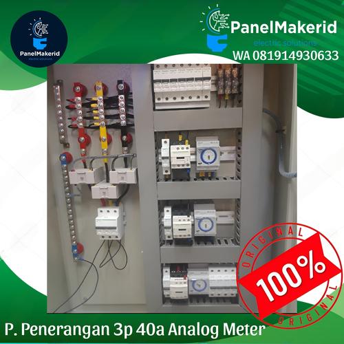 Jual panel penerangan 3phase 40a + distribusi panel pembagi otomatis ...