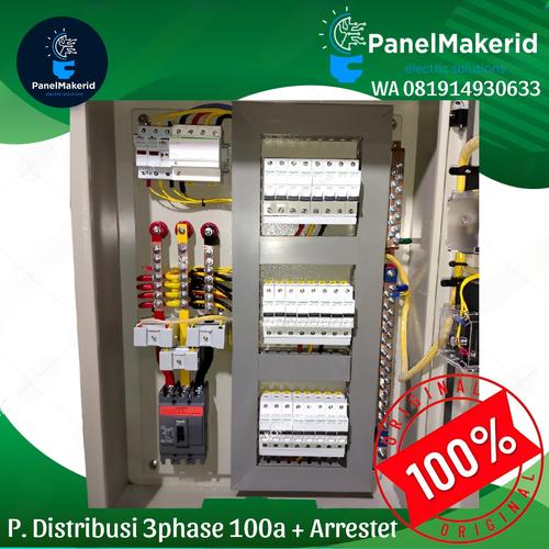 Jual panel arrester panel 3phase 100a panel pembagi panel distribusi ...
