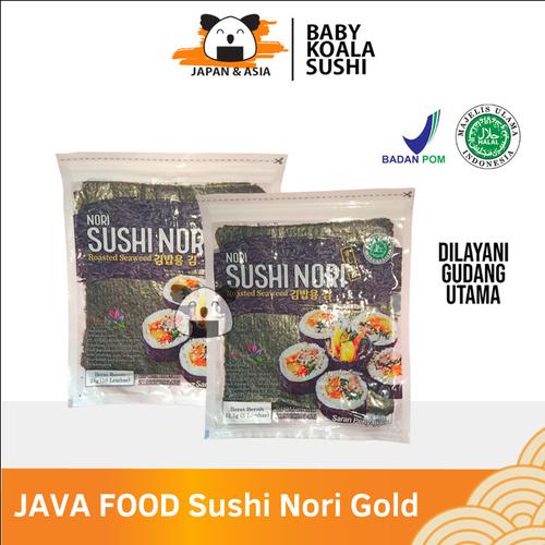 Jual JAVA SUPER FOOD Nori Sushi Gold 10 Lembar Halal | Seaweed Rumput Laut - 5 Lembar - Jakarta ...