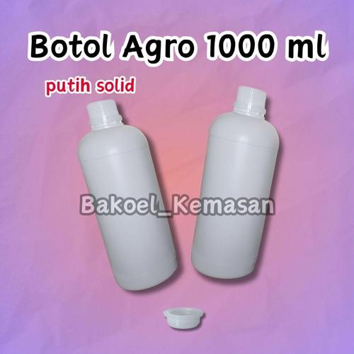 Jual Botol Labor 1000 Ml // Botol Pupuk 1000 Ml // Botol Kimia Putih ...