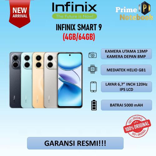 Jual Infinix Smart 9 HD Garansi Resmi Indonesia - 4/64GB GREEN - Kab ...