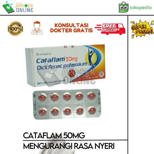 Jual CATAFLAM 50MG 1 BLISTER ISI 10 TABLET - Kota Depok - Apotek Gaharu ...