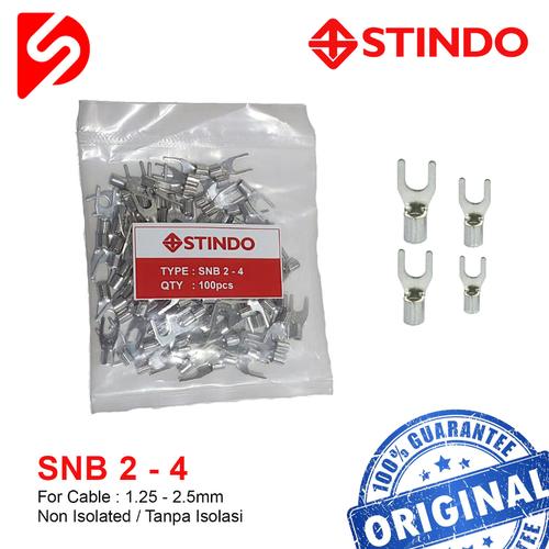 Jual Skun Y Polos 2.5mm SNB2-4 Skun Garpu Non Insulated 2,5mm SNB 2-4 ...