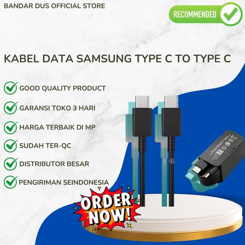 Jual Kabel Data Type C to Type C Fast Charging Samsung Note 10 Note 20 ...
