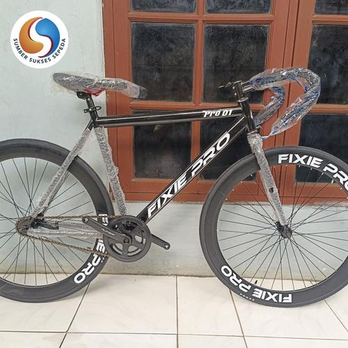 Jual sepeda fixie 700c rem terpedo stang balap frame lokal bahan besi ...
