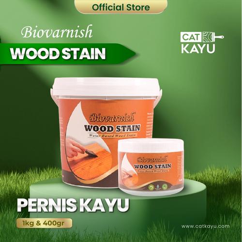 Jual Cat Kayu Water Based Biovarnish Wood Stain Salak Brown - Kota ...