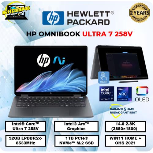 Jual Laptop HP OmniBook Ultra Flip Ultra 7 258V 32GB 1TB SSD 14.0 Inc 2 ...