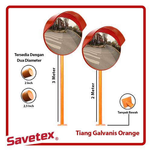 Promo Tiang Galvanis Multifungsi Tapak Bawah / 3 Meter - 3m x 2.5 Inch ...